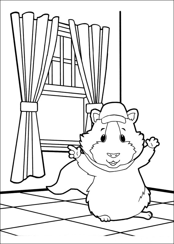 coloring book wonder pets