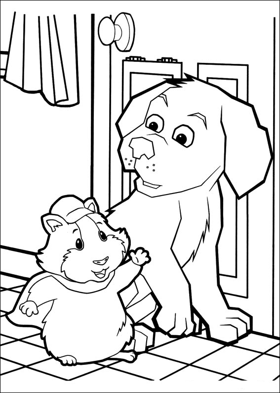 coloring book wonder pets